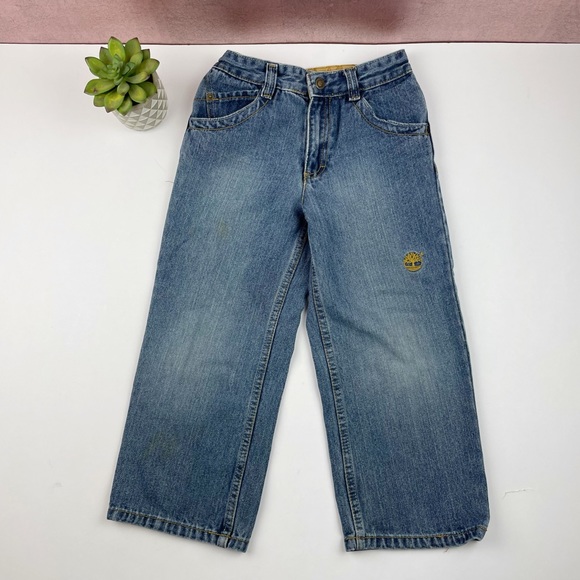 Timberland | Bottoms | Timberland Blue Denim Jeans Casual Boy Size 5 ...